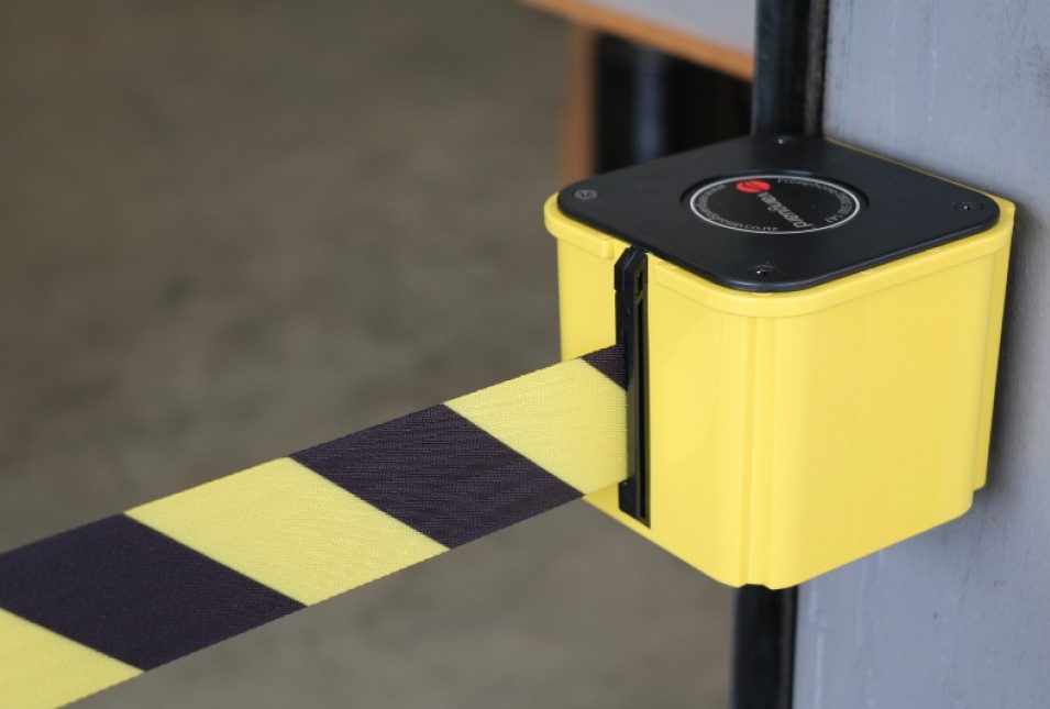 Wall Mount Belt Barriers & Retractable Barriers – Premier Workplace Safety