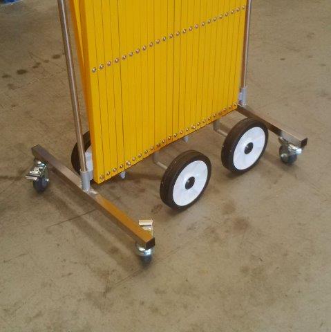 Mobile Expandable Barrier 1.0m (H) x 6.0m (L) - YELLOW – Premier ...