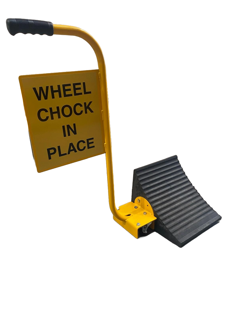 Rubber Wheel Chock with Handle – Premier Workplace Safety